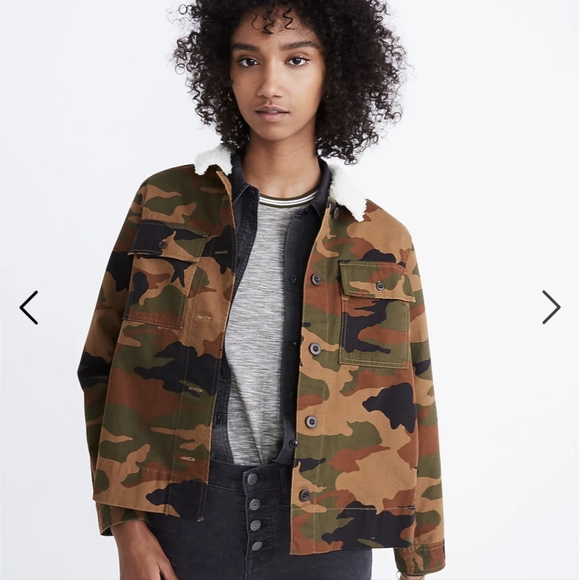 Madewell | Jackets & Coats | Madewell Northward Cropped Army Jacket In ...
